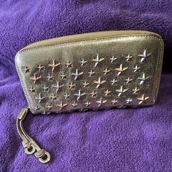 Jimmy Choo | Accessories | Euc Jimmy Choo Star Studded Wallet | Poshmark